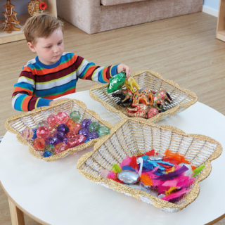 The Appeal of Tinker Trays for Loose Part Play by Little Miss Early Years