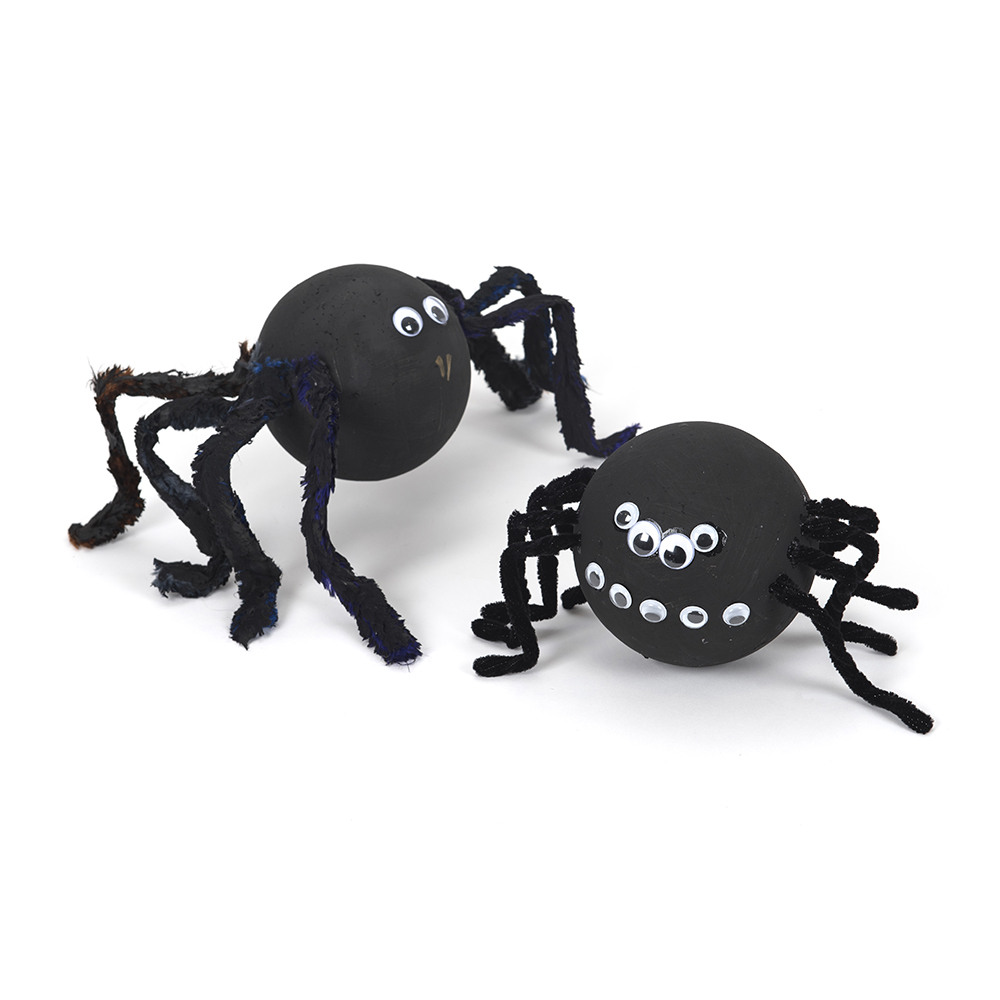 How To Make A Giant Spider A Halloween Craft For Children