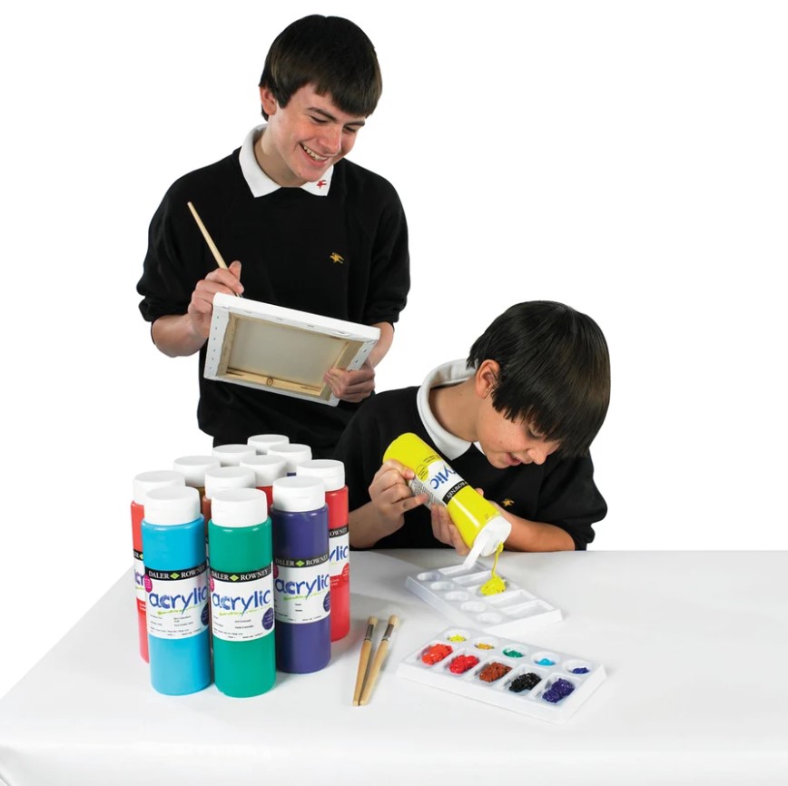 Ideas for Using Acrylic Paints in the Classroom