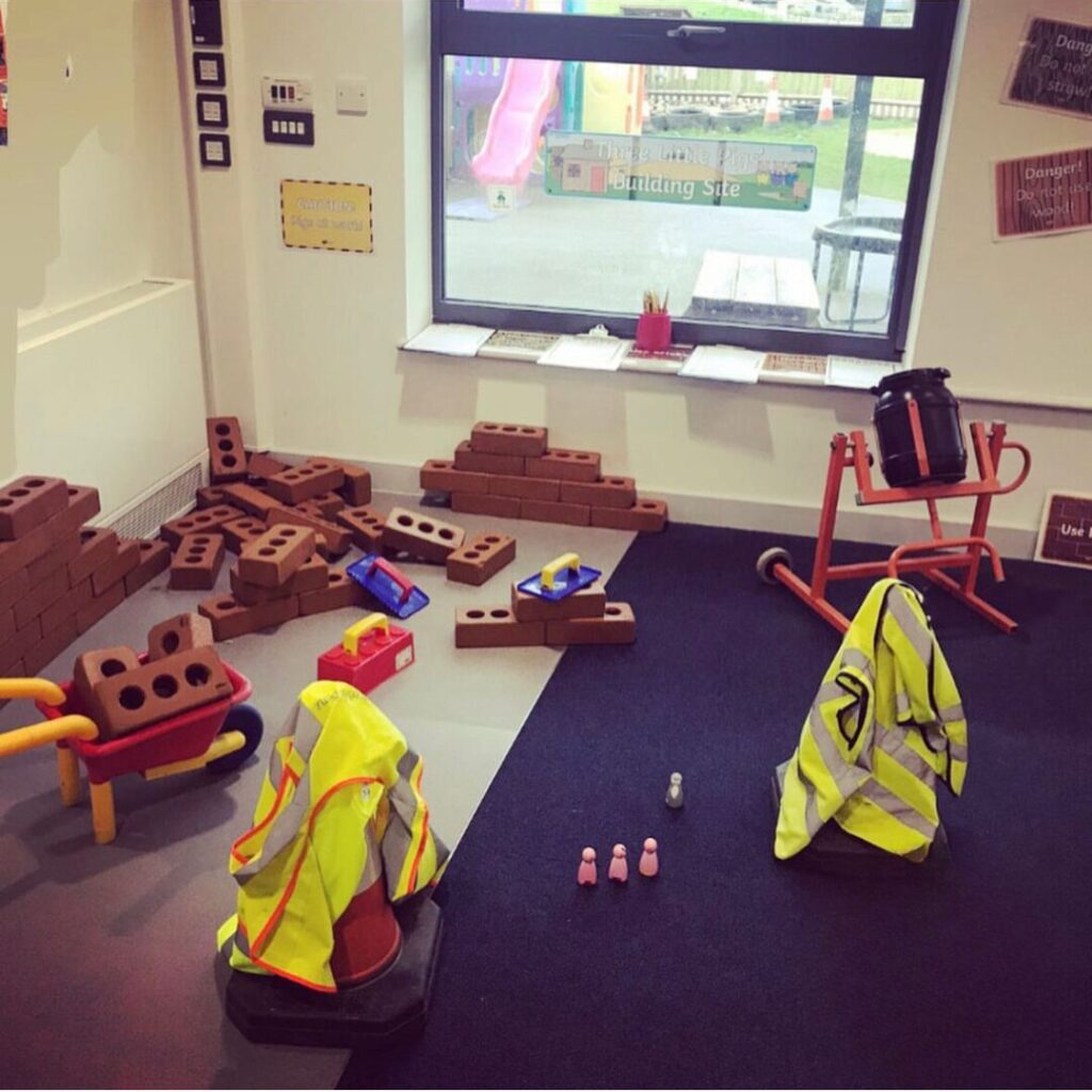 Using construction in imaginative block play by Hayley Winter